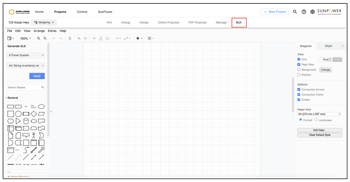 How to use the Single Line Diagram (SLDs) – OpenSolar