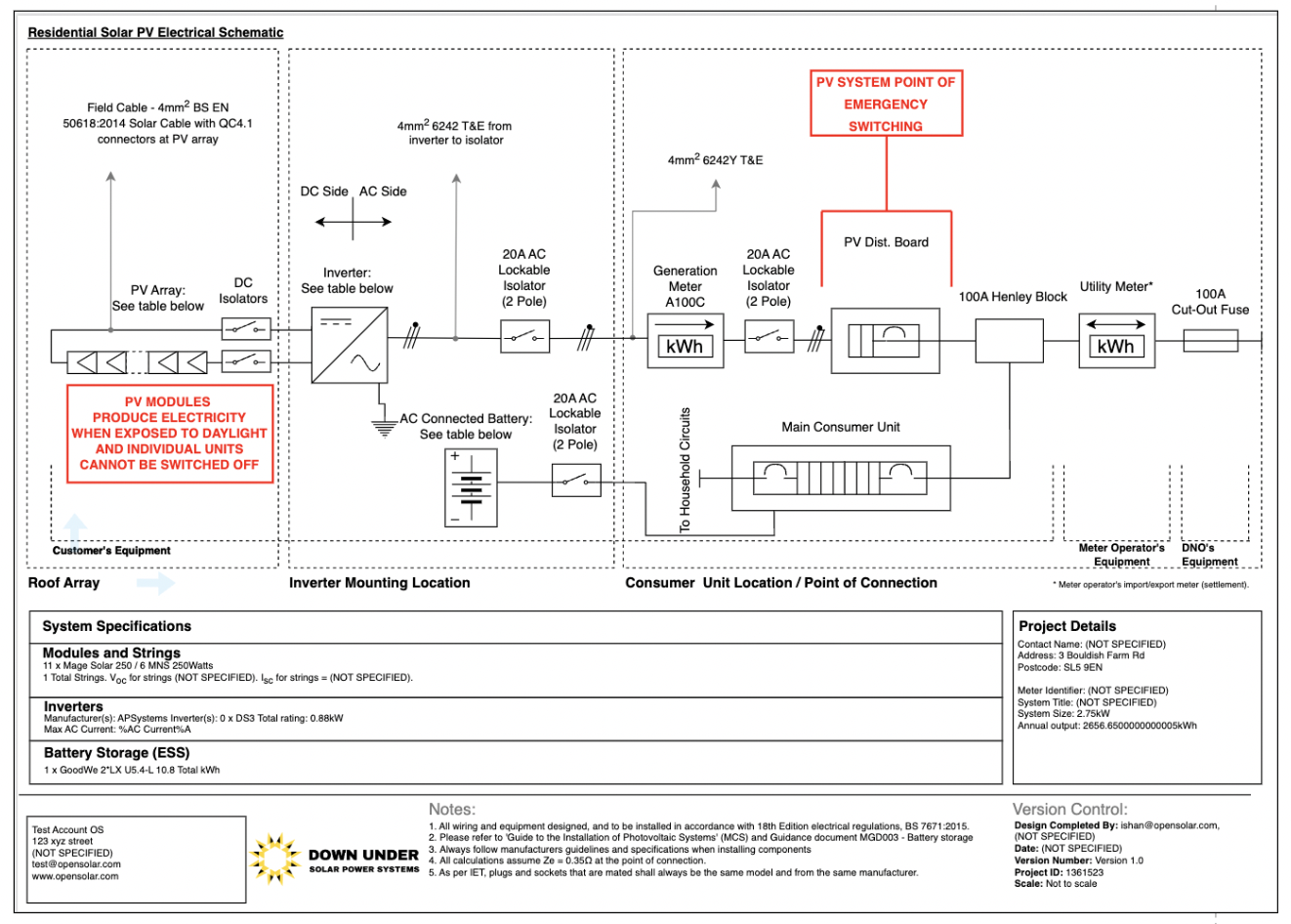 How to use the Single Line Diagram (SLDs) – OpenSolar
