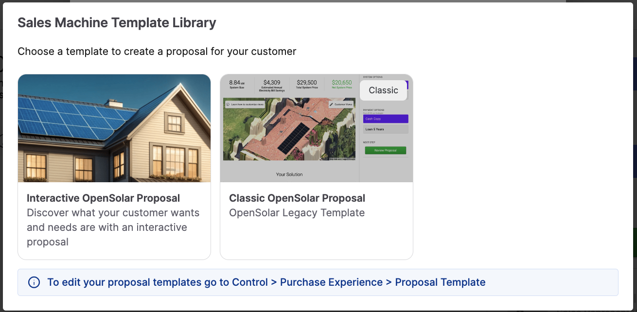 Sales Machine Proposal – User Guide (Beta) – OpenSolar