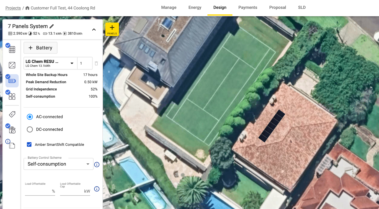 Amber Savings Calculation Integration – OpenSolar