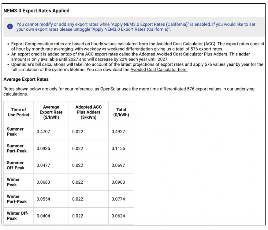 How to model California's NEM 3.0 – OpenSolar How to model California's NEM 3.0 – OpenSolar