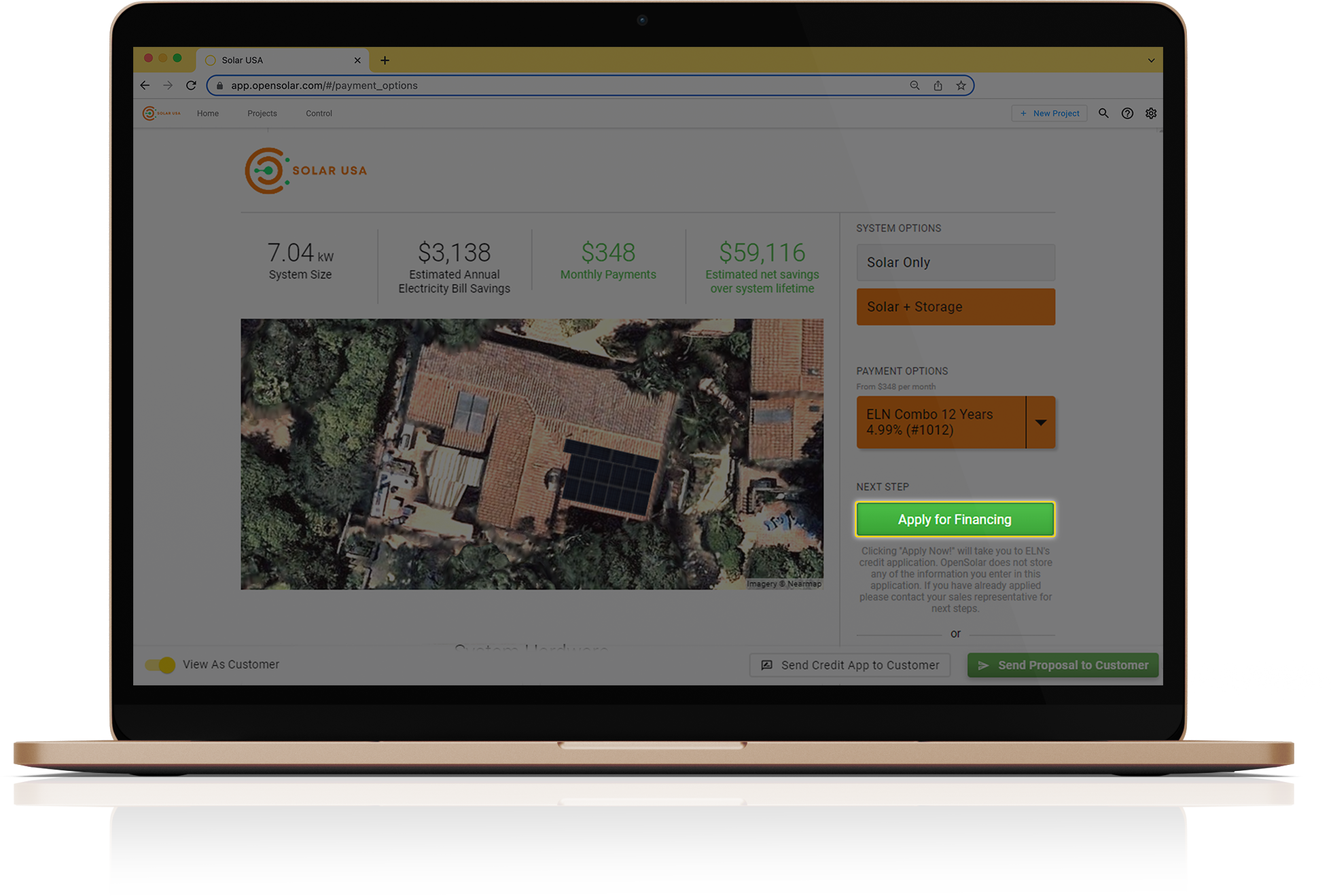 How to set up and use the Energy Loan Network (ELN) finance integration – OpenSolar