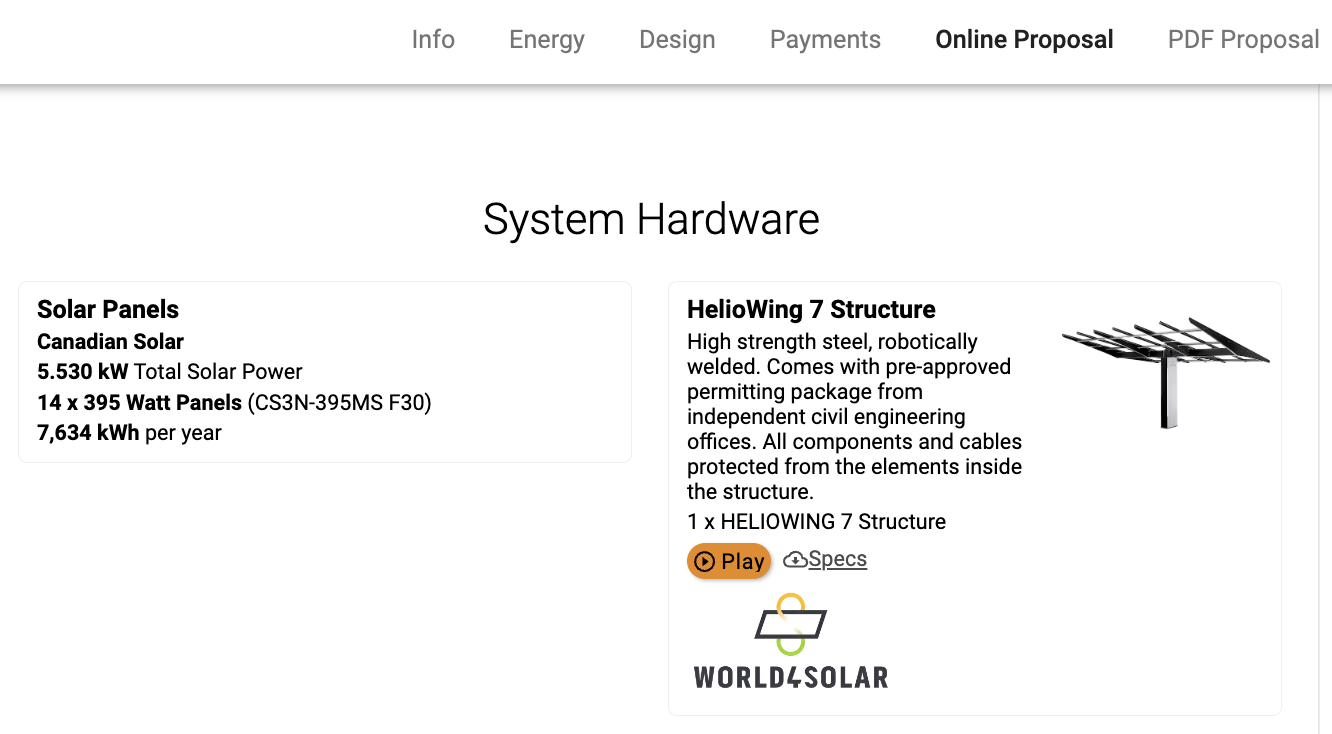 Activating World4Solar Components - USA – OpenSolar