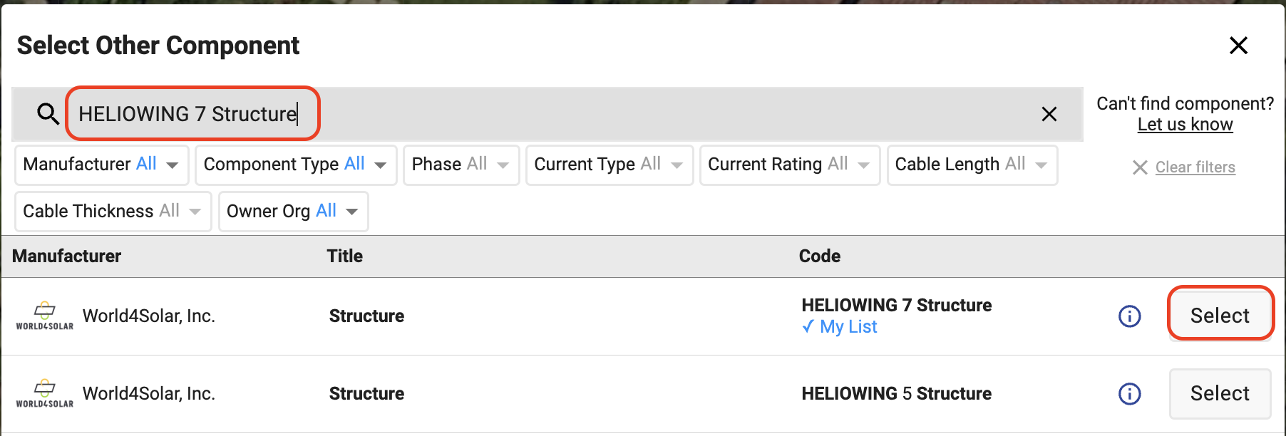 Activating World4Solar Components - USA – OpenSolar