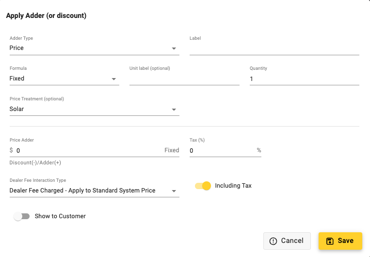 CashFlow Invoice Breakdown – OpenSolar